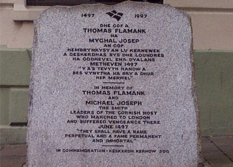 Michael Joseph An Gof | Cornwall For Ever!