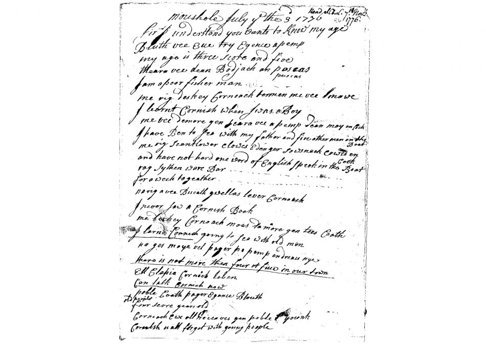 A Handbook of the Cornish Language | Cornwall For Ever!